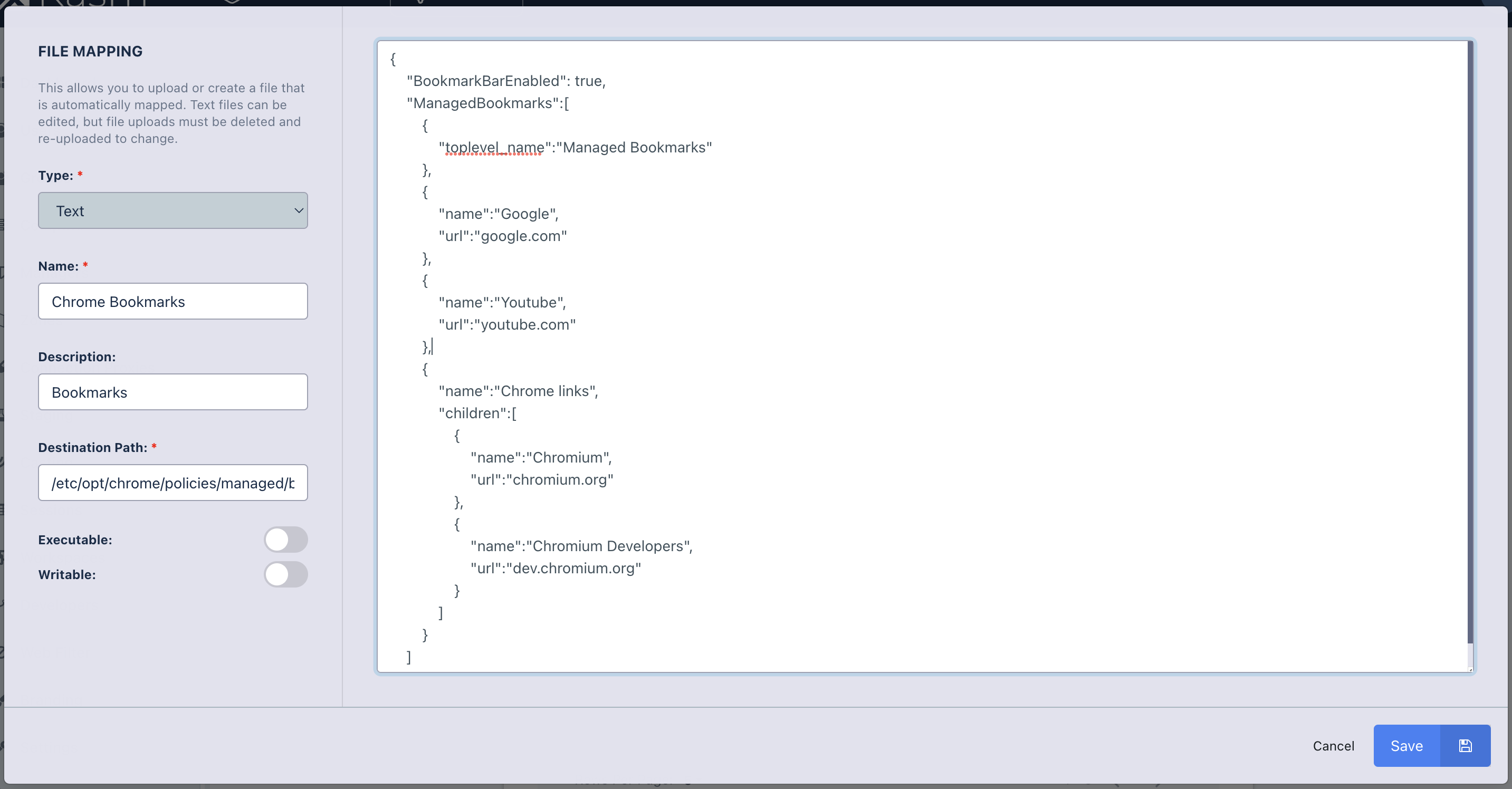Chrome and Firefox Managed Policies — Kasm 1.16.0 documentation