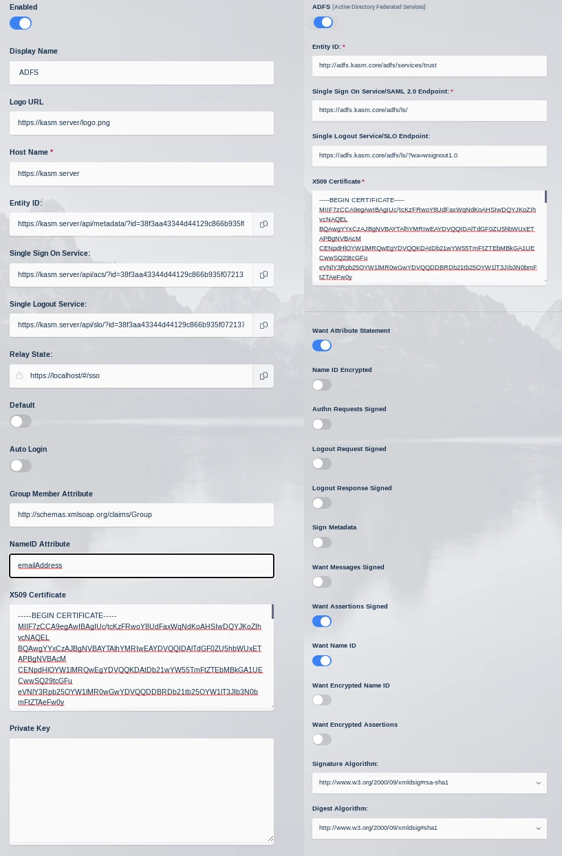 Active Directory Federation Services (ADFS) SAML Setup — Kasm 1.16.0 documentation