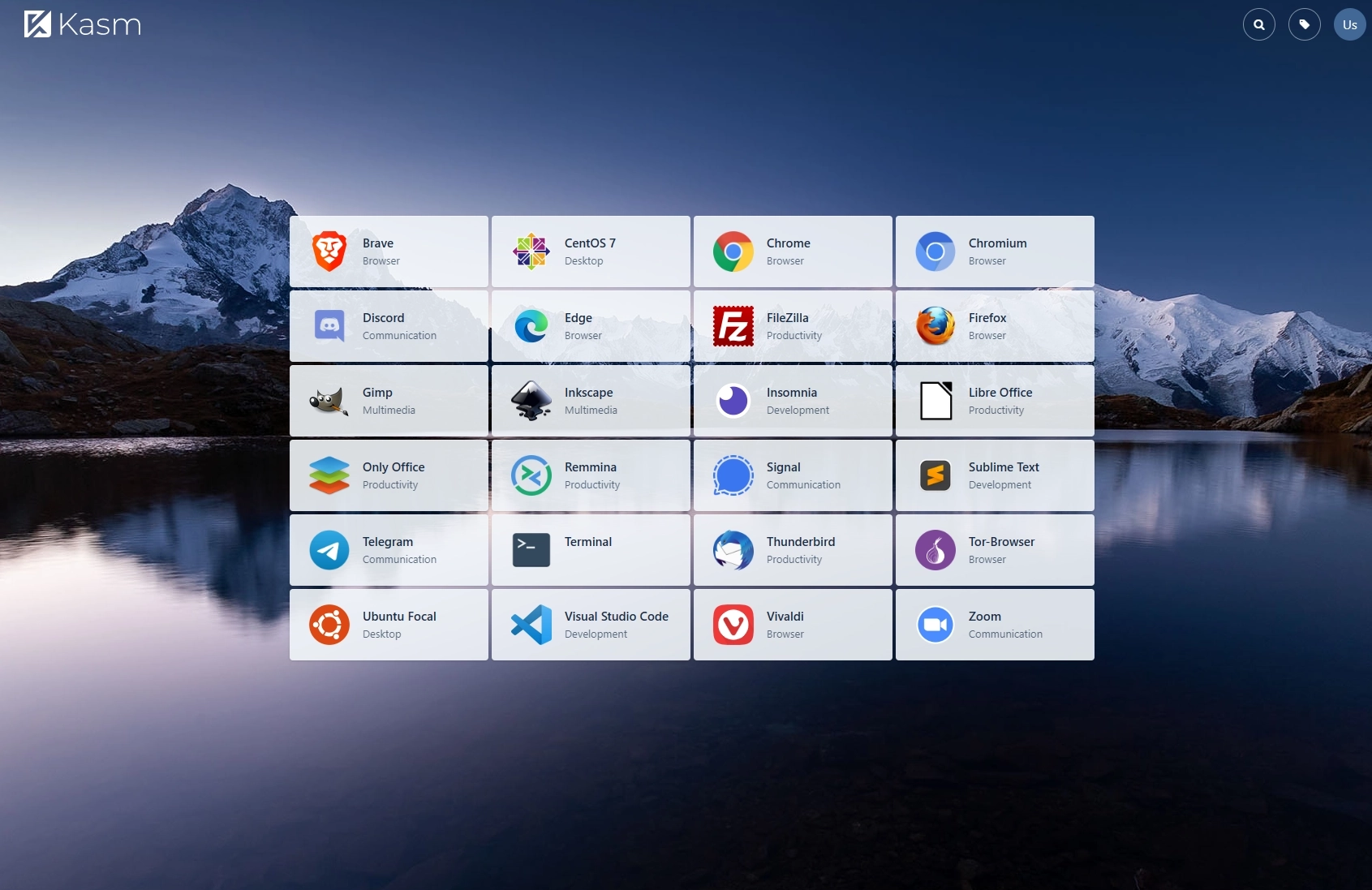 Workspaces Launcher — Kasm 1.16.0 documentation
