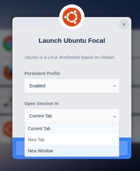 Workspaces Launcher — Kasm 1.16.0 documentation