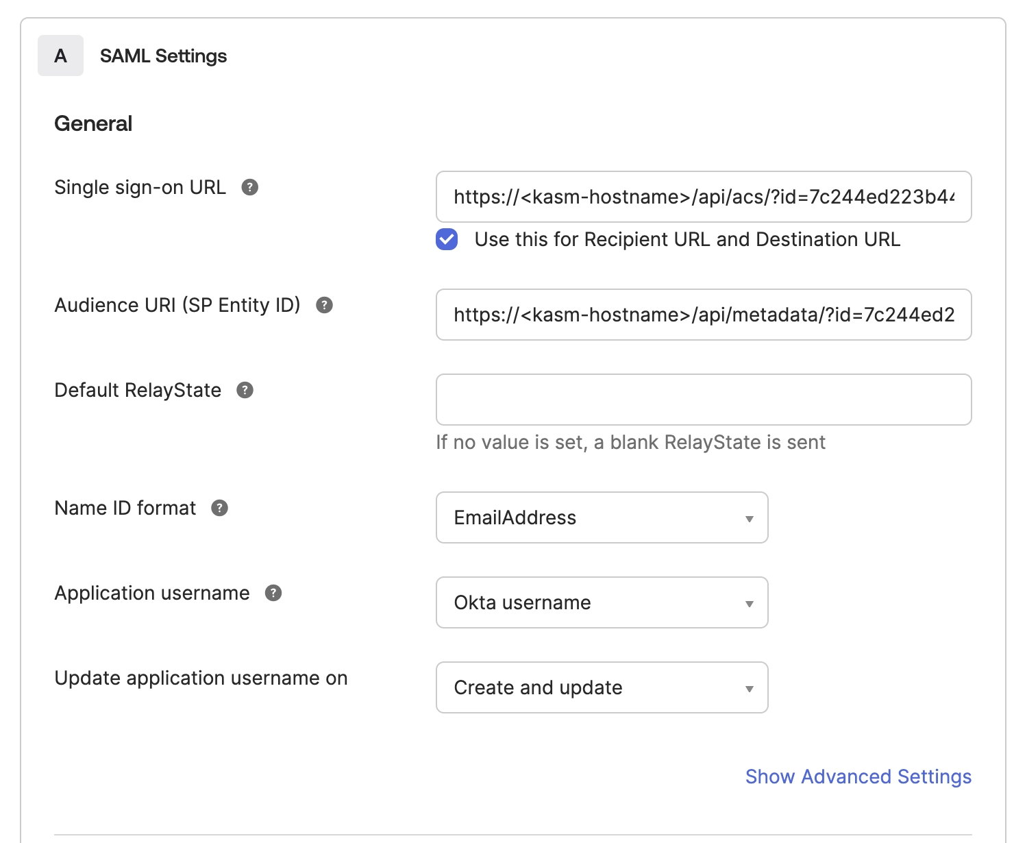 Okta SAML Setup — Kasm 1.16.0 documentation