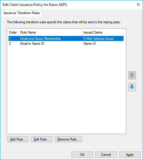 Active Directory Federation Services (ADFS) SAML Setup — Kasm 1.12.0 documentation